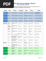 Chronology of The Four Gospels | PDF | Ministry Of Jesus | Gospel Of John