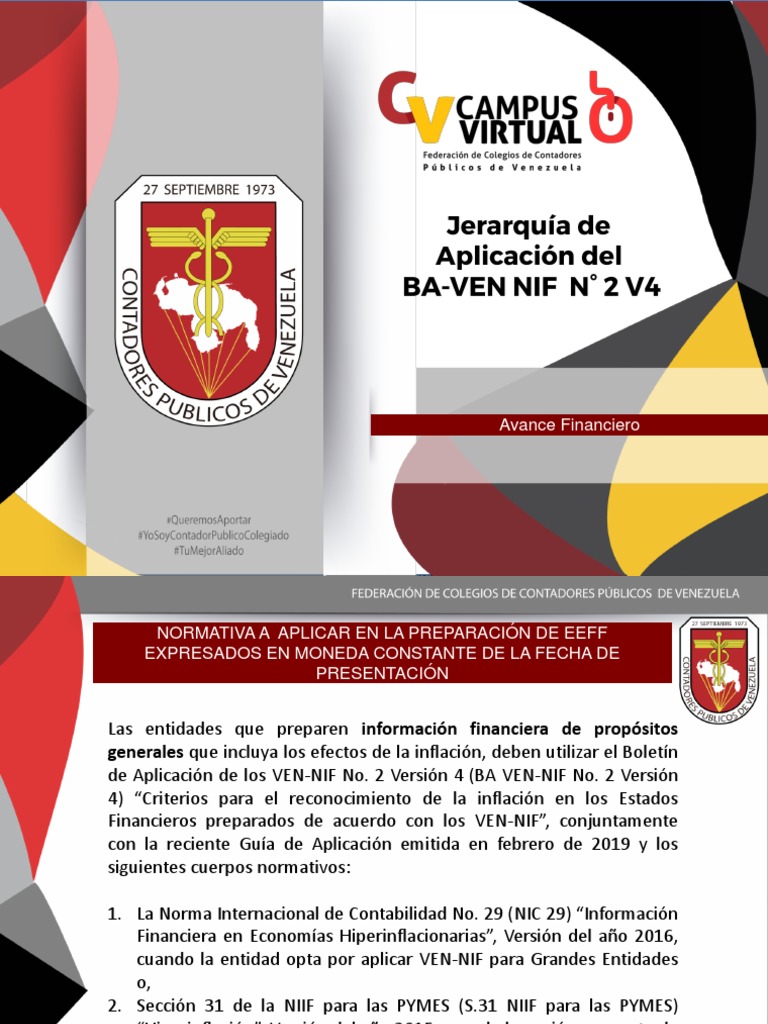 Jerarquía de Aplicación Del BA VEN-NIF 2 Versión 4 | PDF | normas ...