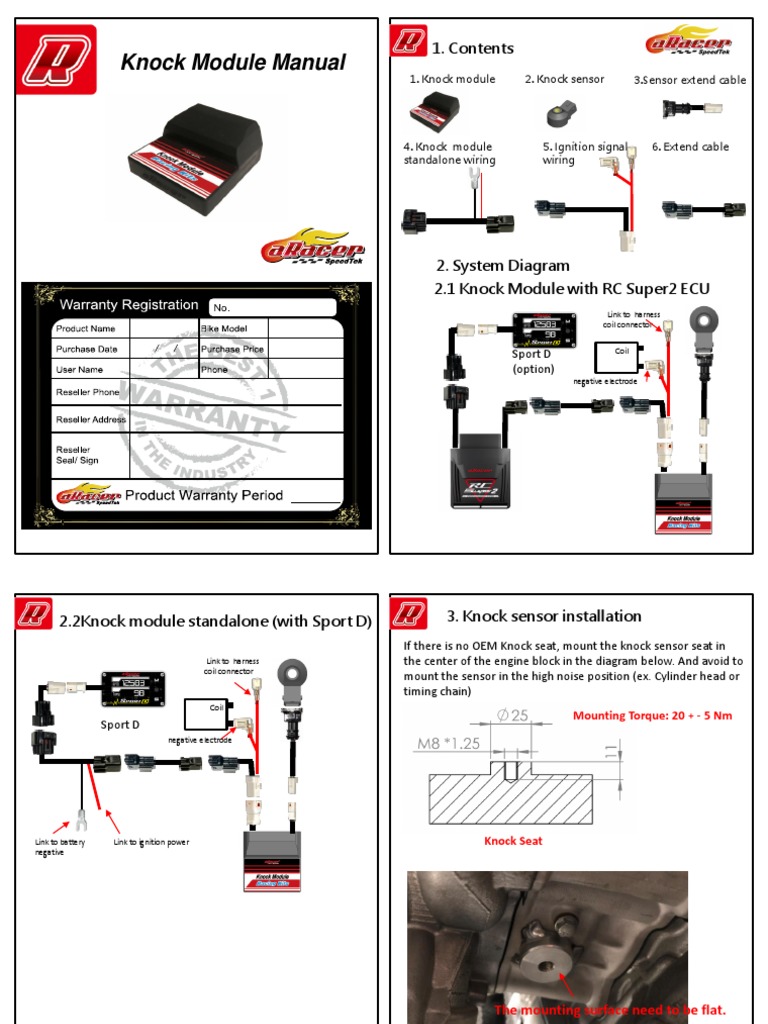Knock Module | PDF | Systems Engineering | Rotating Machines
