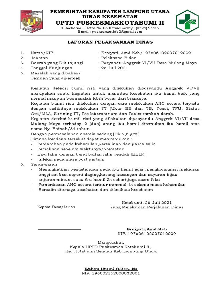 Format LPD Mama | PDF