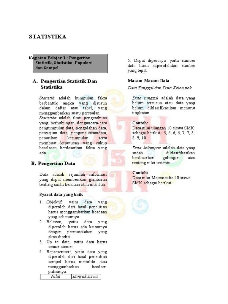 Statistik | PDF