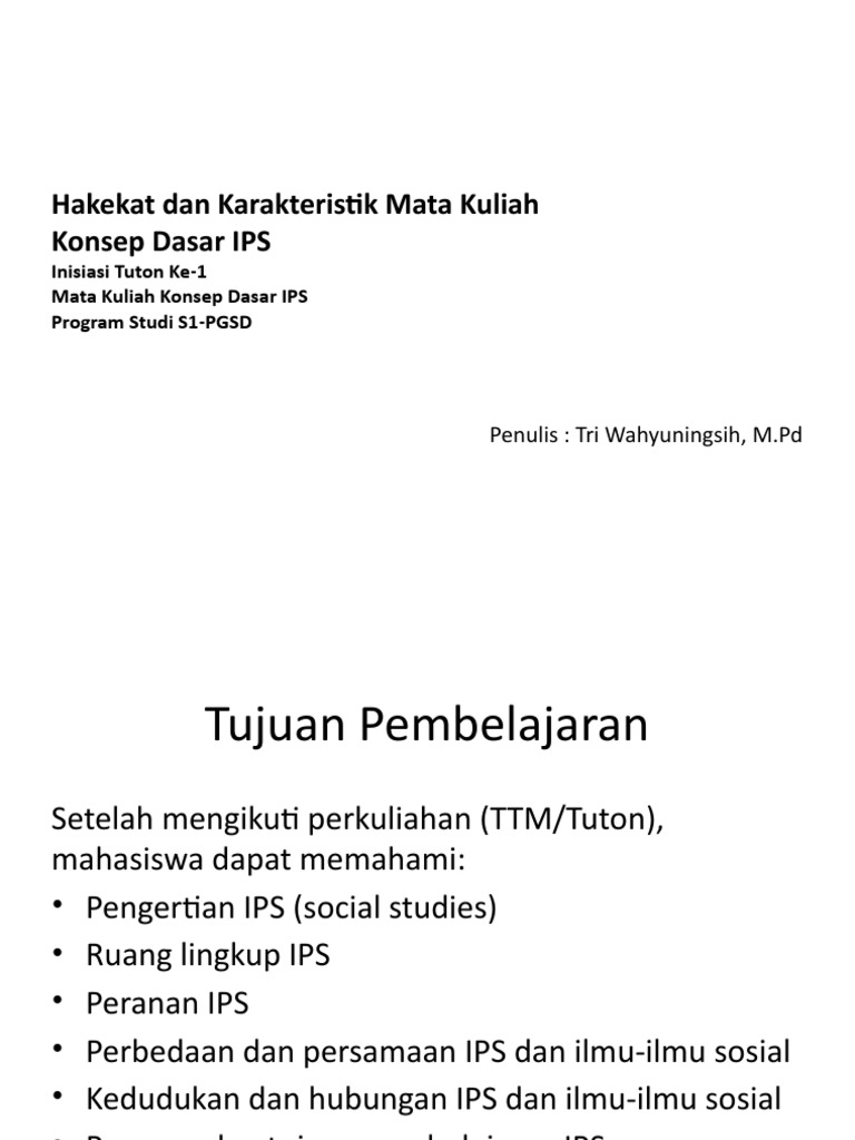 Konsep Dasar Ips | PDF