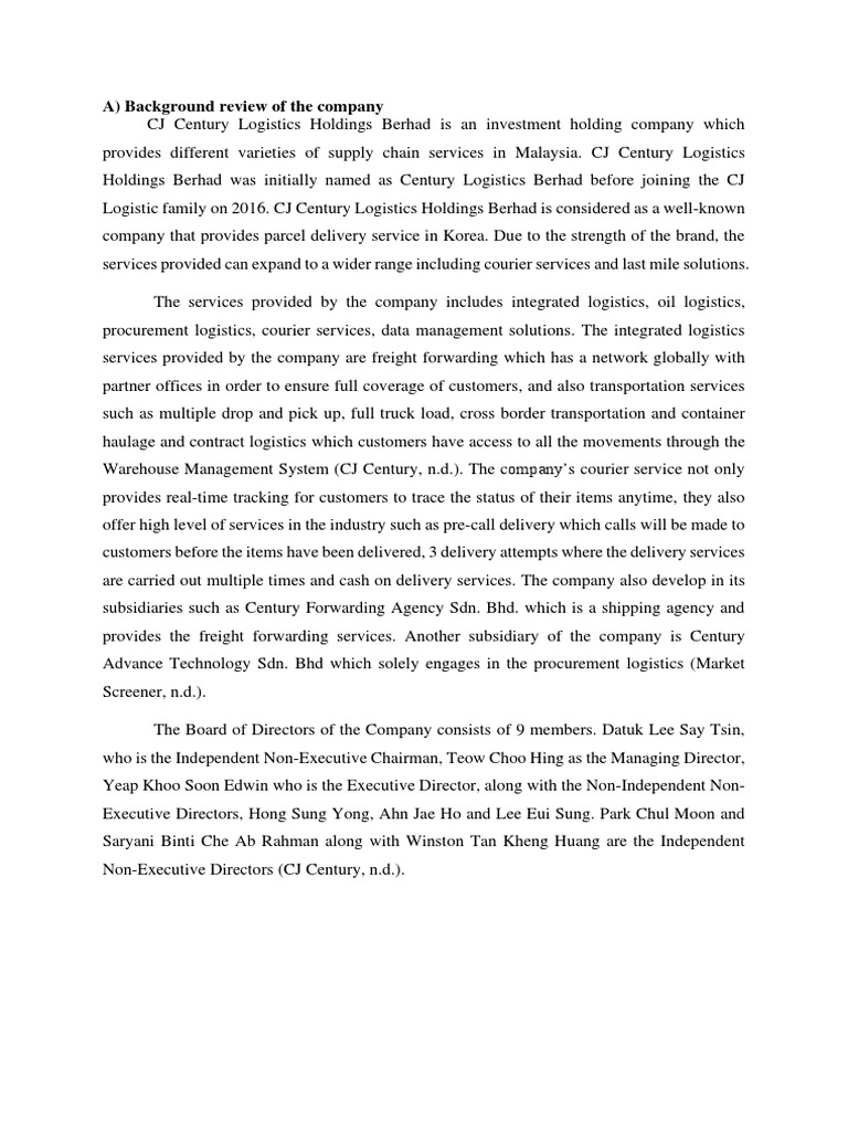 Business Finance Assignment | PDF | Investing | Price–Earnings Ratio