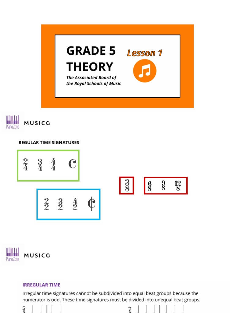 Abrsm Grade 5 Theory Teacher | PDF | Scale (Music) | Interval (Music)