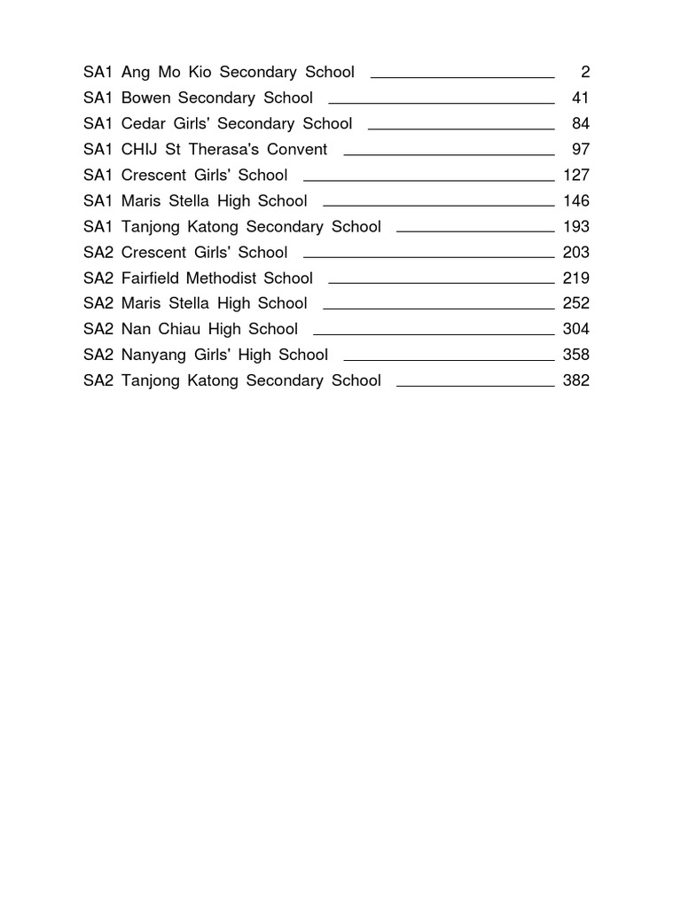 2016 Sec 3 Math Free | PDF | Schools | Singapore
