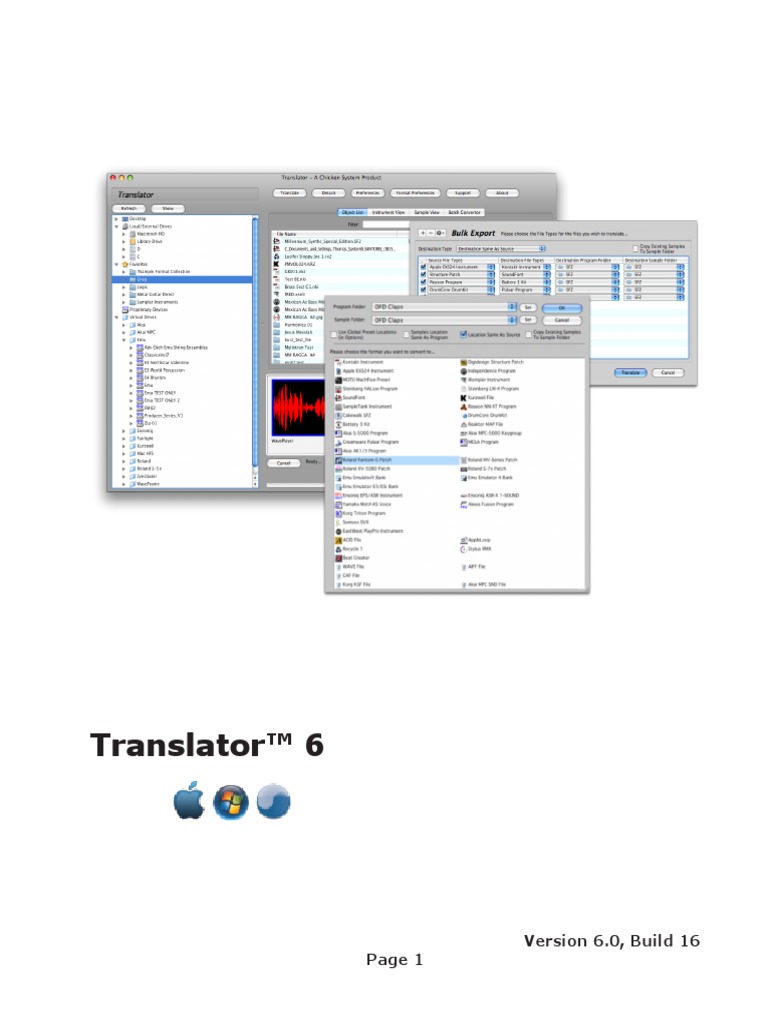 Translator 6 Manual | PDF | Computer File | Finder (Software)