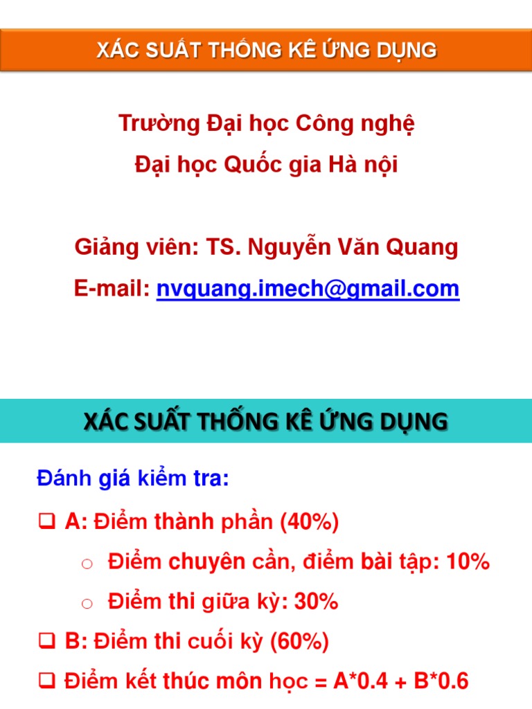 Chuong 1 - Dai Cuong Ve Xac Suat | PDF
