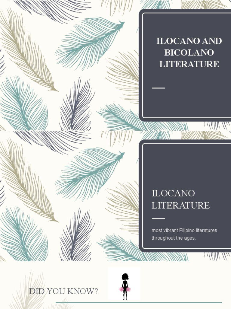 Ilocano and Bicolano Literature | PDF | Philippines