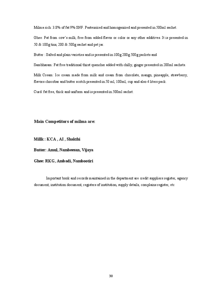 An Organisational Study at Milma Diary Farm Part 3 | PDF | Employment ...