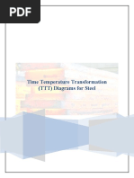 TTT Diagram for Steel Transformation | PDF | Steel | Metals
