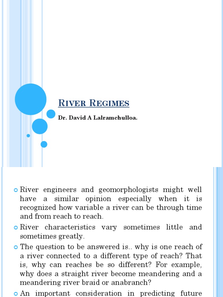 River Regime | PDF | Climate | River