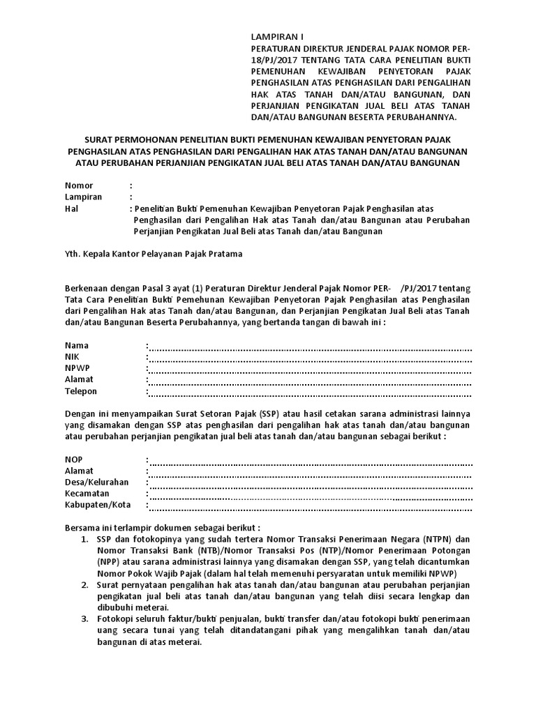 FORMULIR VALIDASI SSP TERBARU 2019 Lamp I | PDF