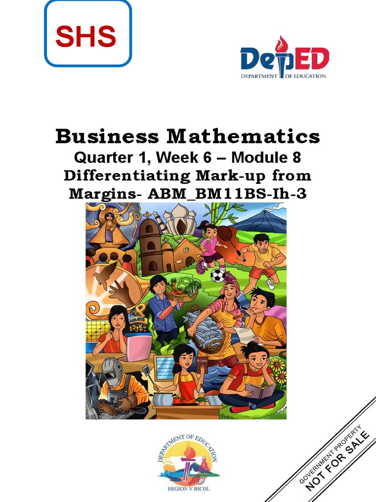 Business Mathematics: Quarter 1, Week 6 - Module 8 Differentiating Mark ...