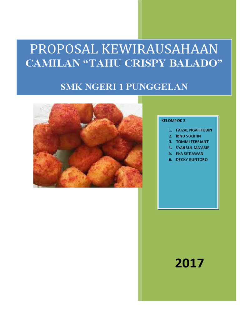 Proposal Kwu Kelompok 3 Xii TKR 3 | PDF