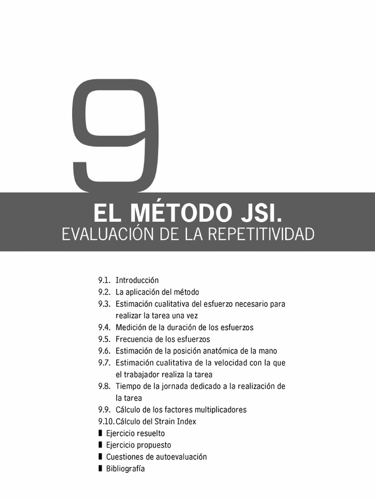Método JSI | PDF | Factores humanos y ergonomía