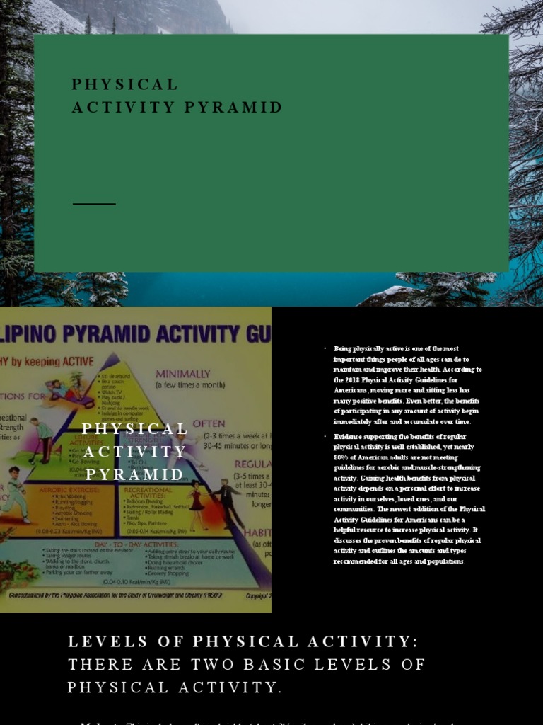 Physical Activity Pyramid (PF) | PDF | Flexibility (Anatomy) | Weight ...