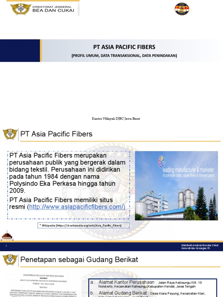 PT Asia Pacific Fibers | PDF