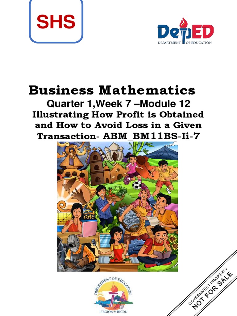 Business Mathematics: Quarter 1, Week 7 - Module 12 ABM - BM11BS-Ii-7 ...