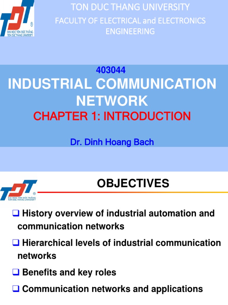 Industrial Communication Network: Chapter 1: Introduction | PDF ...