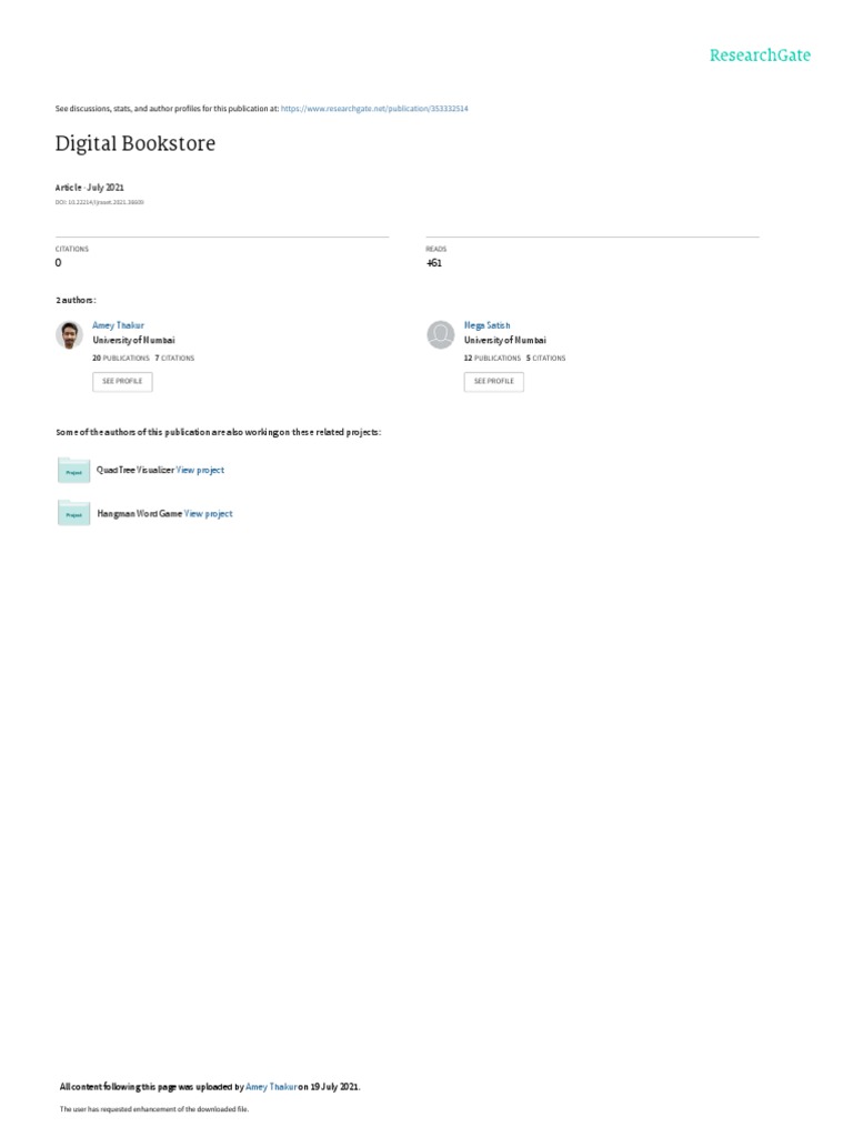 Digital Bookstore | PDF | Use Case | Class (Computer Programming)