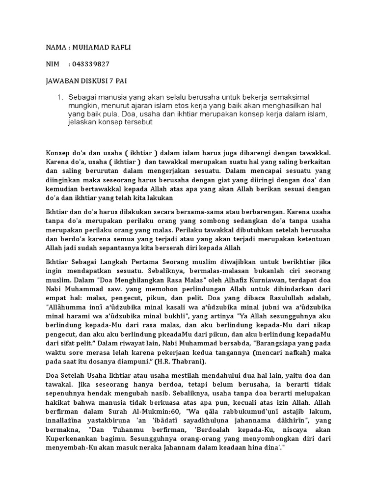 JWBN Diskusi 7 Pai | PDF | Filsafat | Sains & Matematika