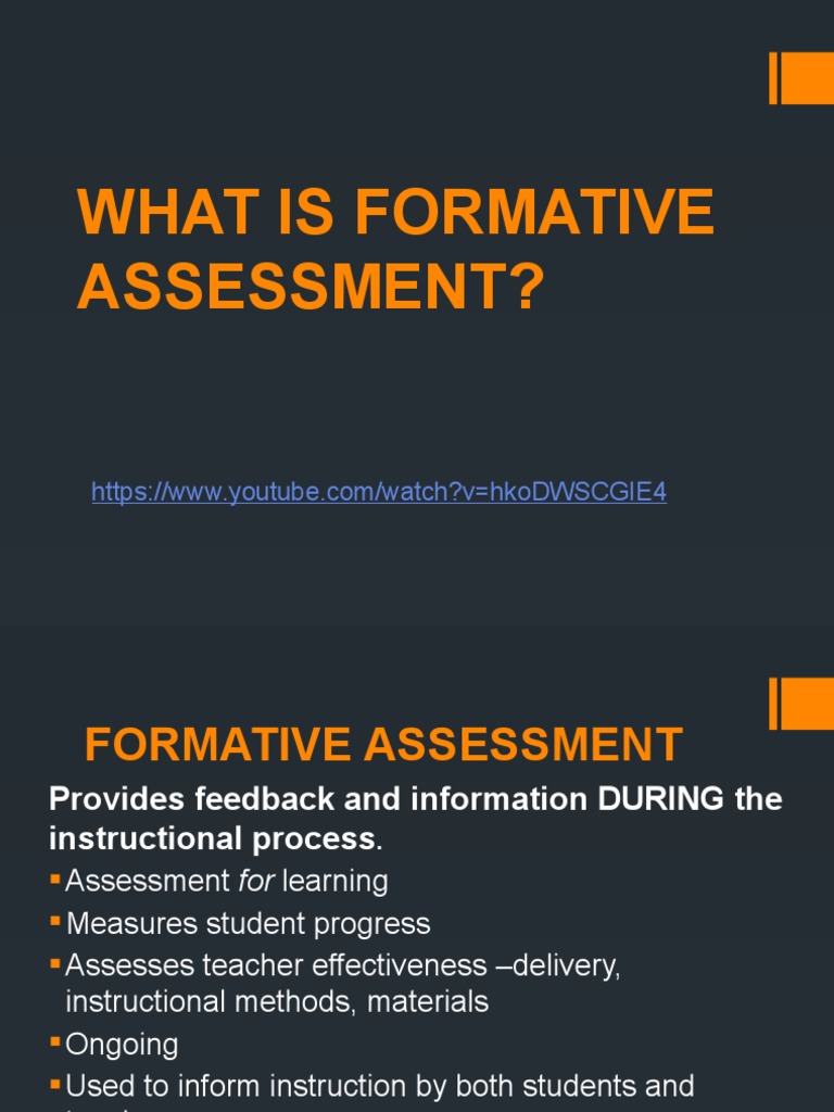 Understanding Formative Assessment Techniques | PDF | Educational ...