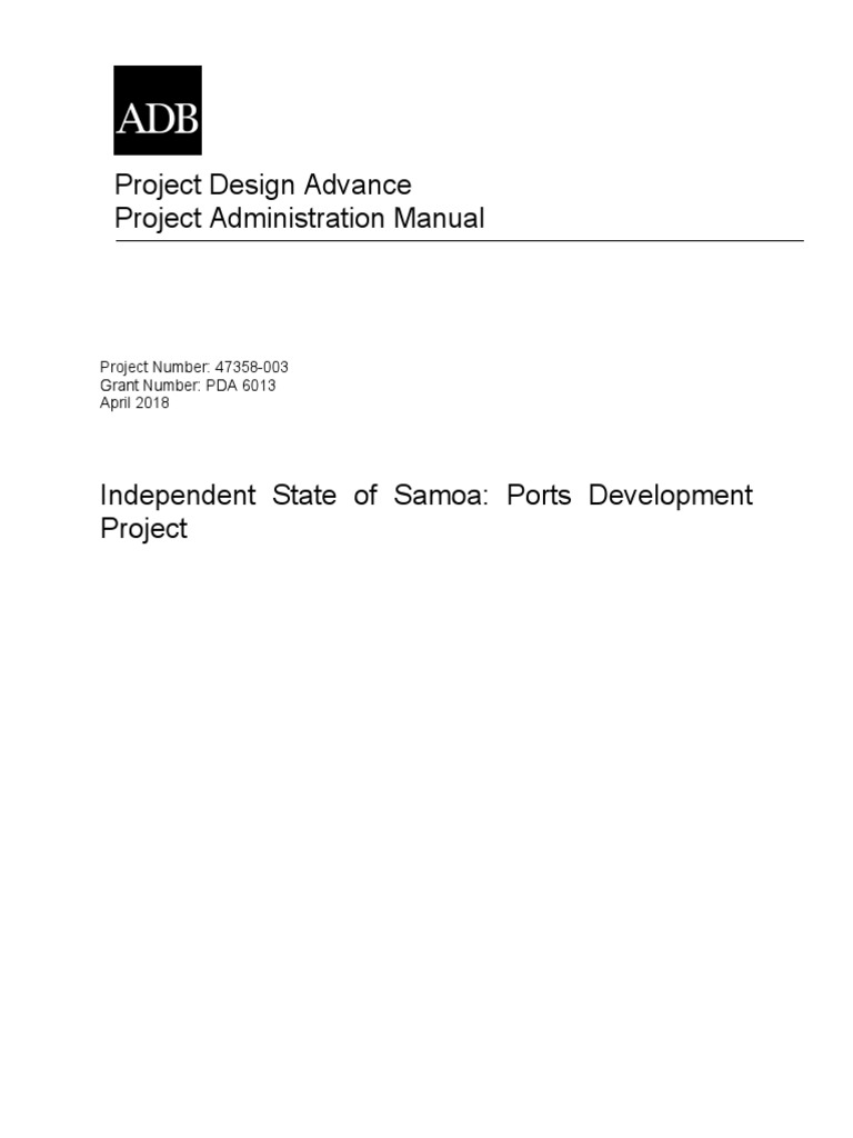 Independent State of Samoa Ports Development Project | PDF | Audit ...