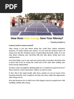 Solar Script | PDF | Solar Power | Solar Panel
