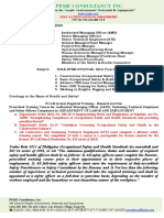 COSH Webinar for Safety Officer 2 | PDF