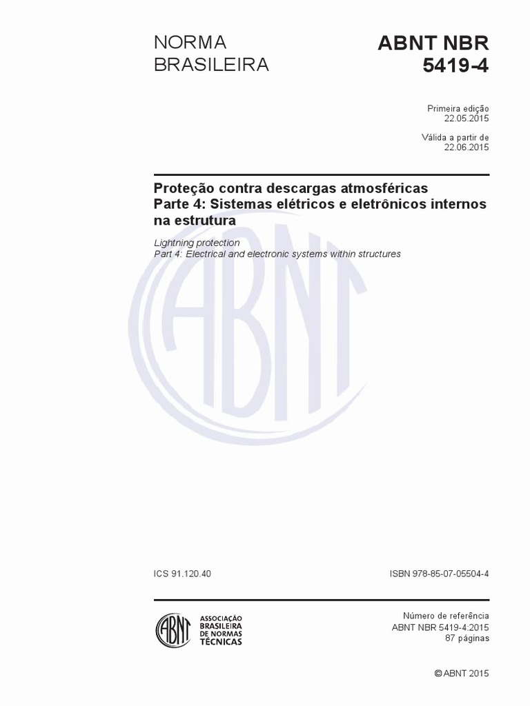 Abnt NBR 5419-4 | PDF | Business