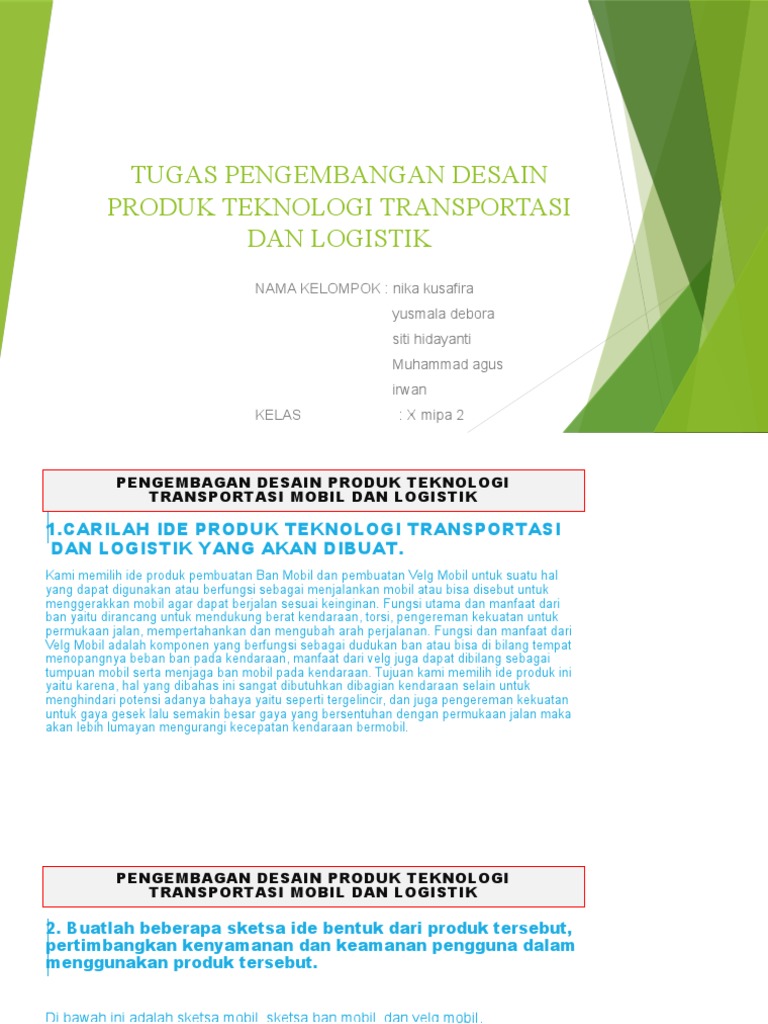 Sketsa Desain Ban Mobil Inovatif | PDF | Teknologi & Rekayasa