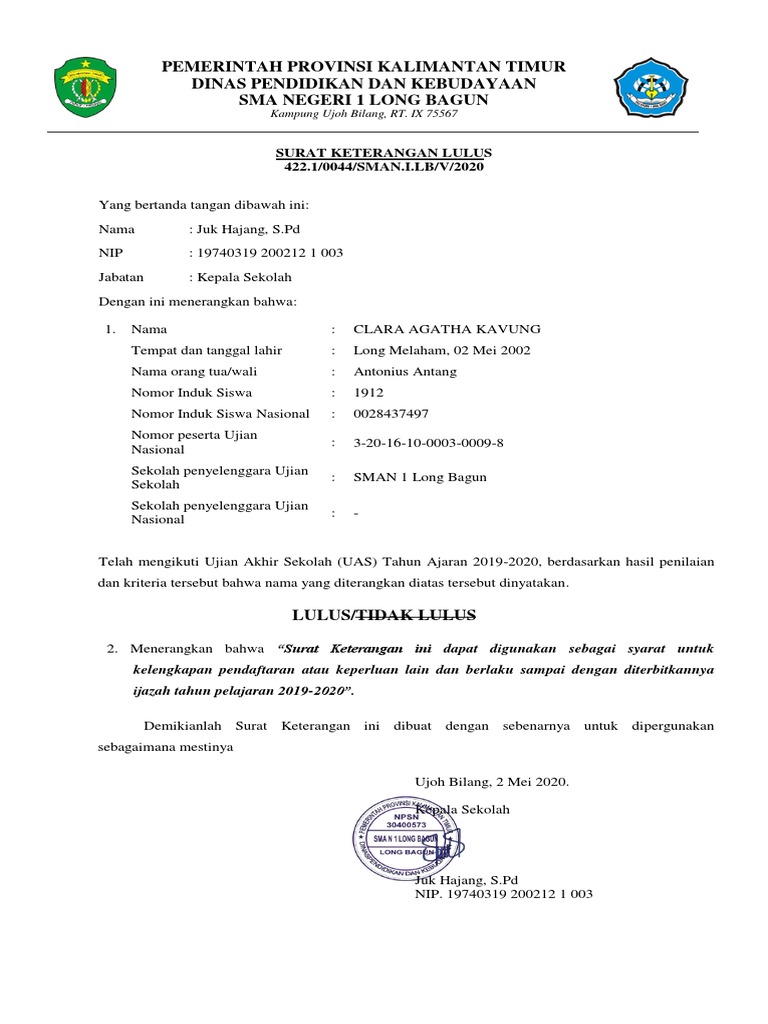 Clara Agatha Kavung | PDF