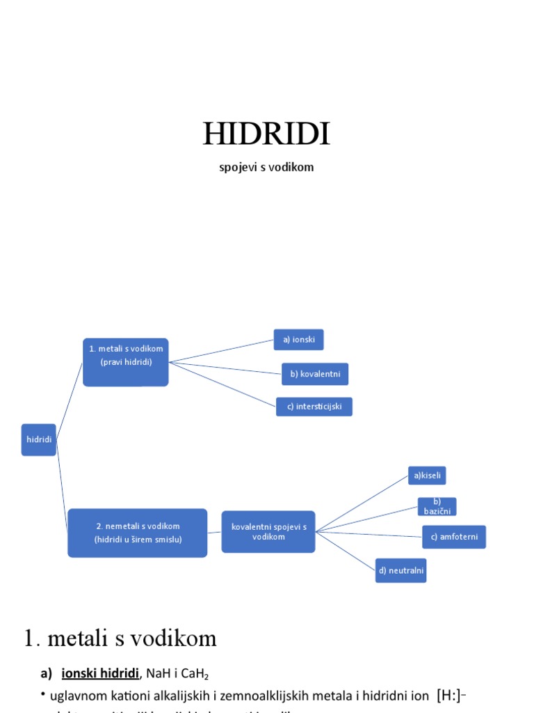 Hidridi | PDF