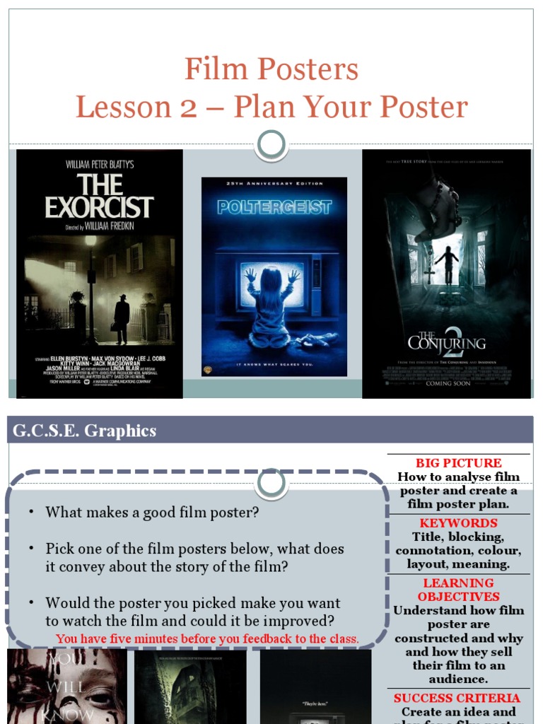 Film Poster - Lesson 2 | PDF
