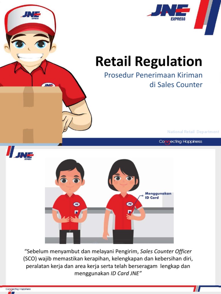 Prosedur Sales Counter JNE | PDF