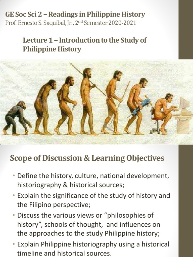 Philippine History Study Guide | PDF | Philippines | Primary Sources