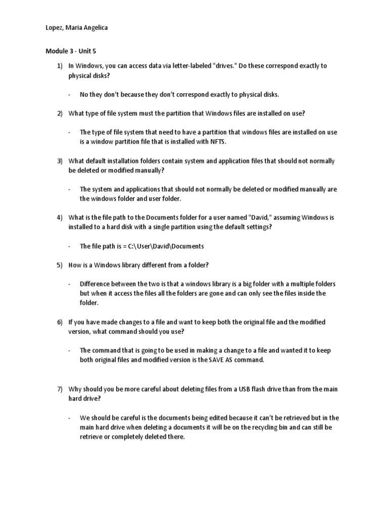 ww2 Midterms Assignment 5 - M3u5 | PDF | Computer File | File System