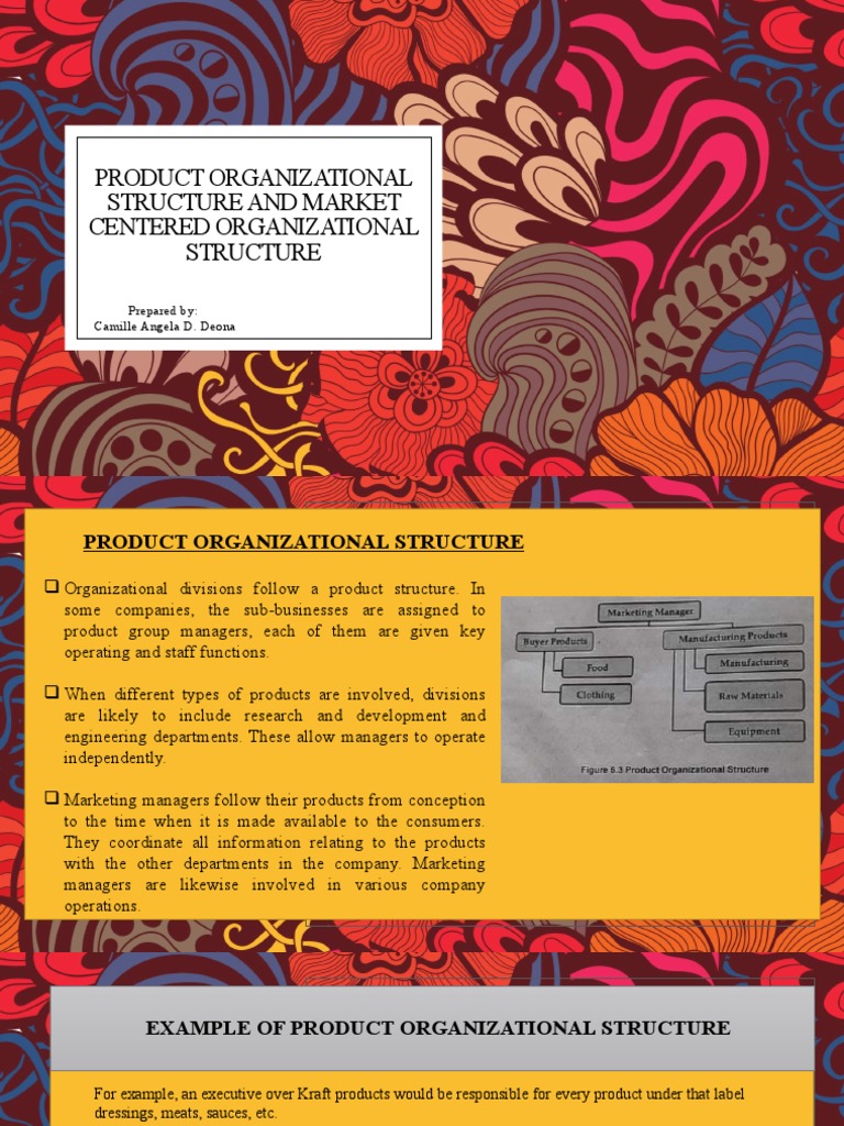 Product Organizational Structure and Market Centered Organizational Structure1 | PDF ...