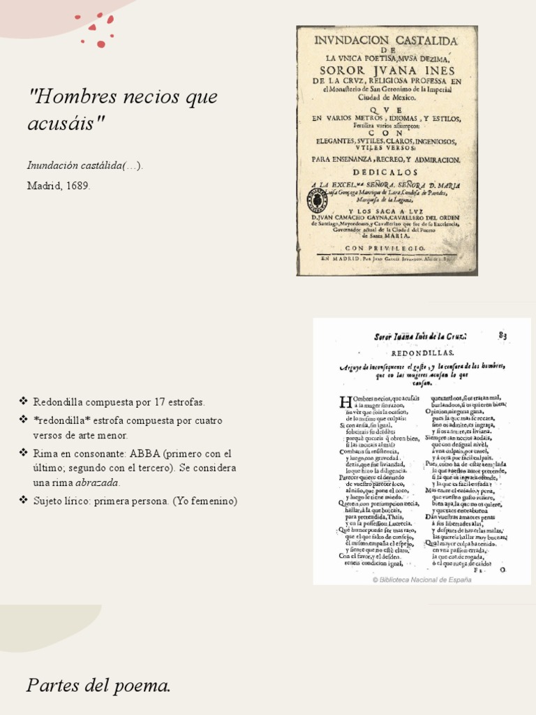 Análisis de "Hombres necios que acusáis" | PDF | Poesía | Clásicos