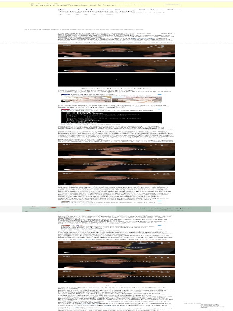 Tone Indicators and How To Use Them - The New York Times | PDF | Human ...