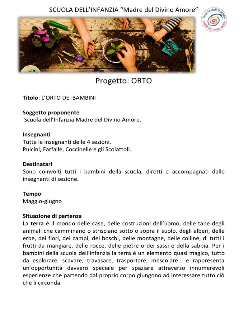 Progetto Orto | PDF