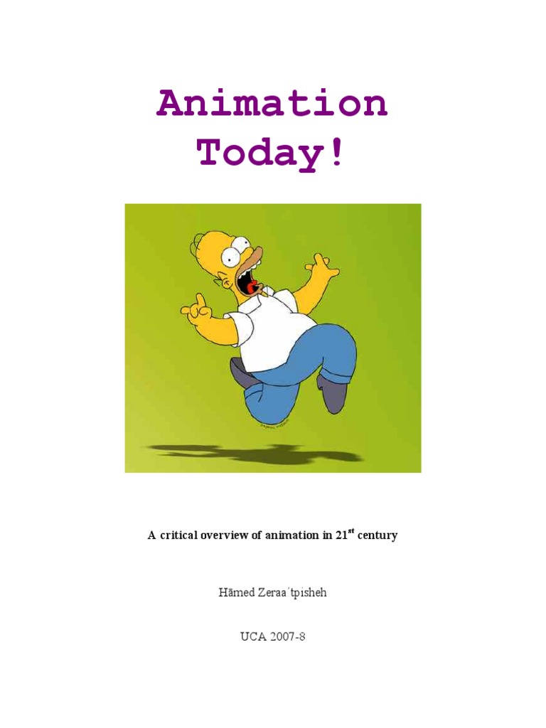Animation Today!: A Critical Overview of Animation in 21 Century ...