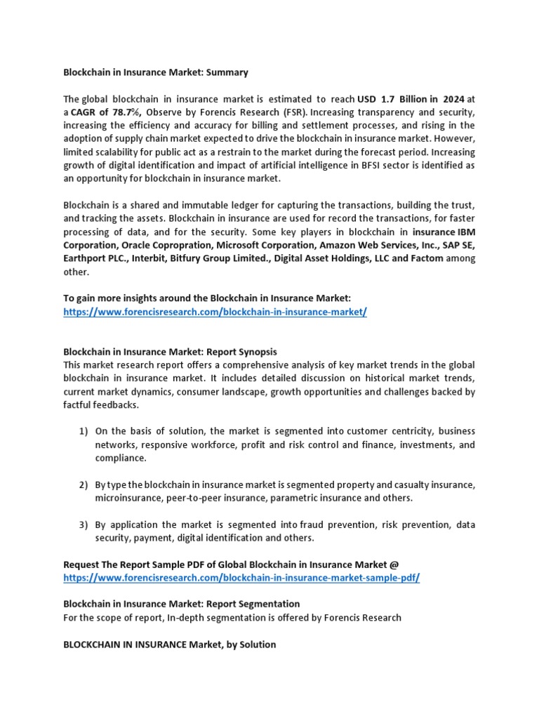 Observe by Forencis Research (FSR) .: Request The Report Sample PDF of ...