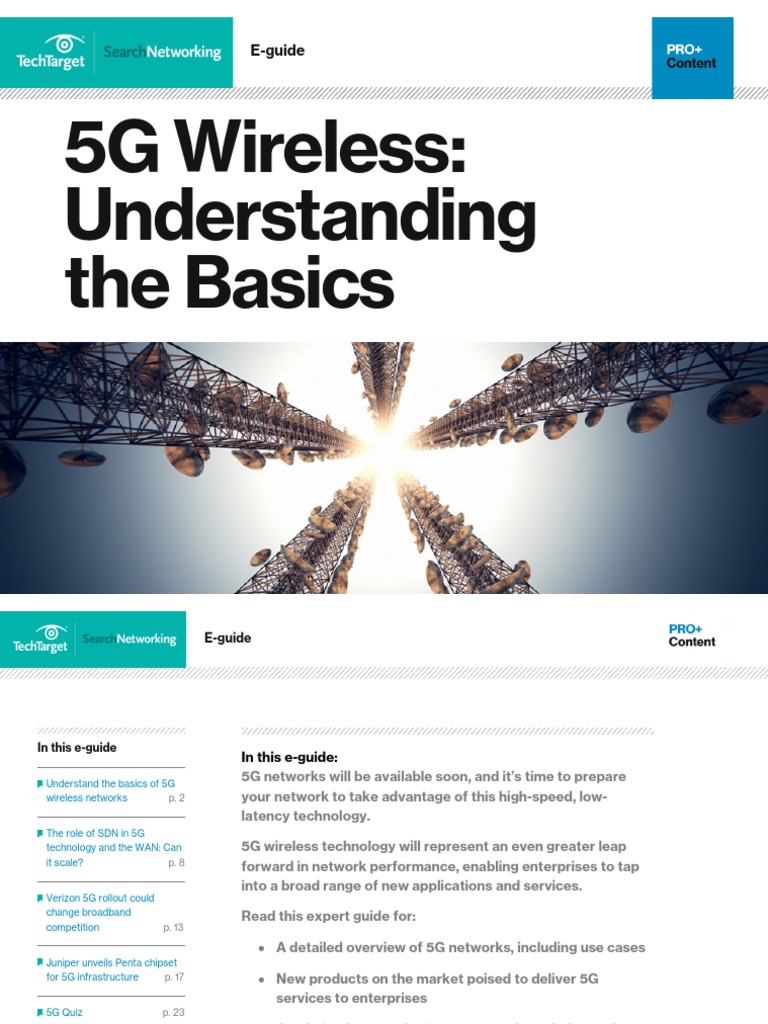 5G Wireless Understanding The Basics | PDF | Computer Network | Juniper ...