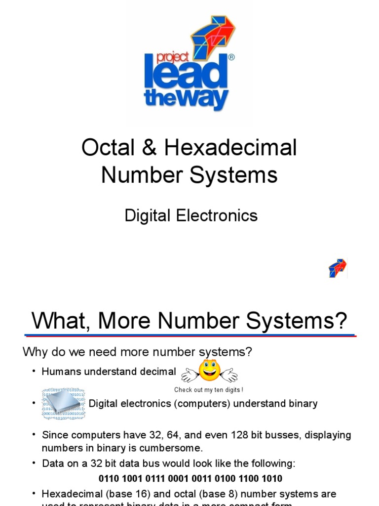 Octal & Hexadecimal Number Systems: Digital Electronics | PDF ...