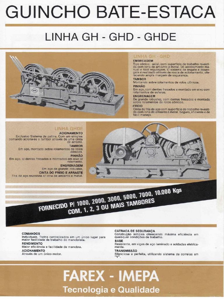 Guinchos Bate Estacas | PDF