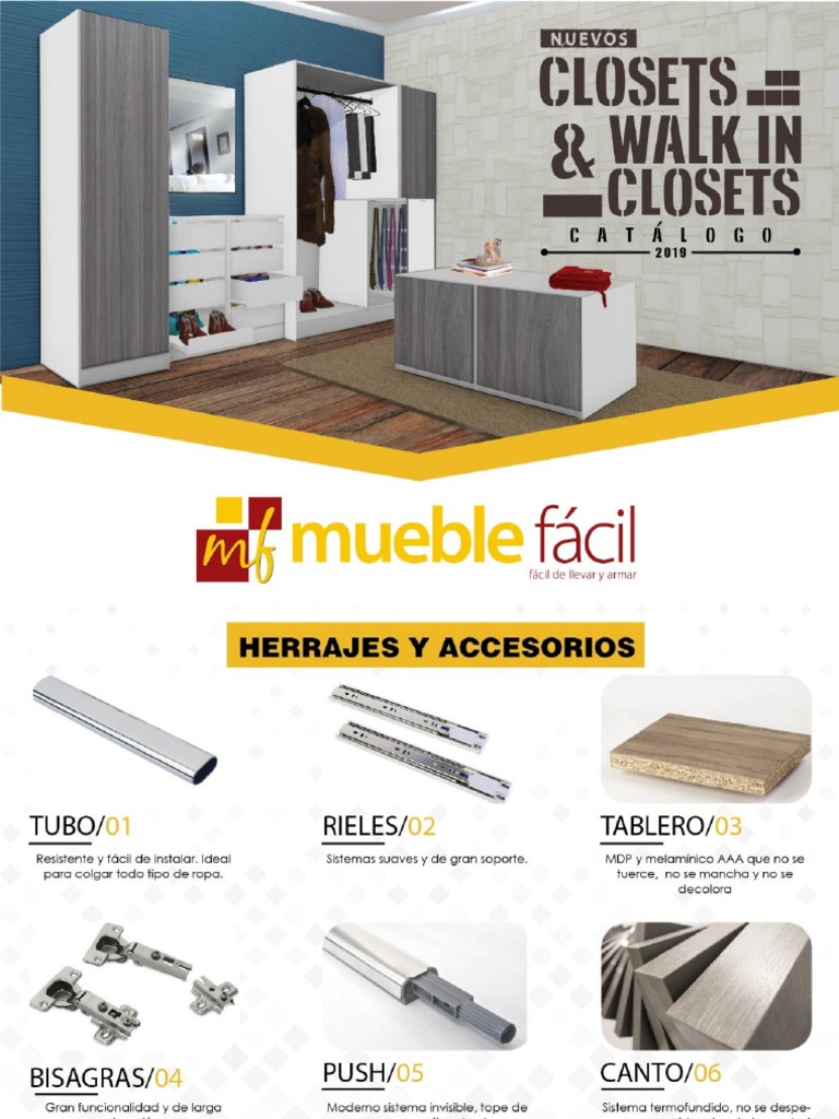 Catálogo Closets Conecta Con Tu Entorno | PDF