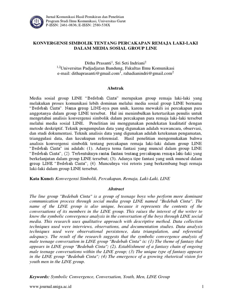 Teori Konvergensi Simbolik 1 Pdf Ilmu Sosial 