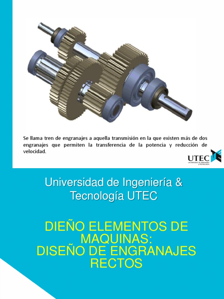 Diseño de Engranajes Rectos | PDF | Engranaje | Herramientas