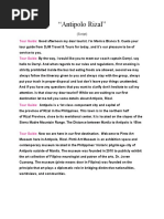 Tour Guide Speech/Script: Welcoming Tourists | PDF